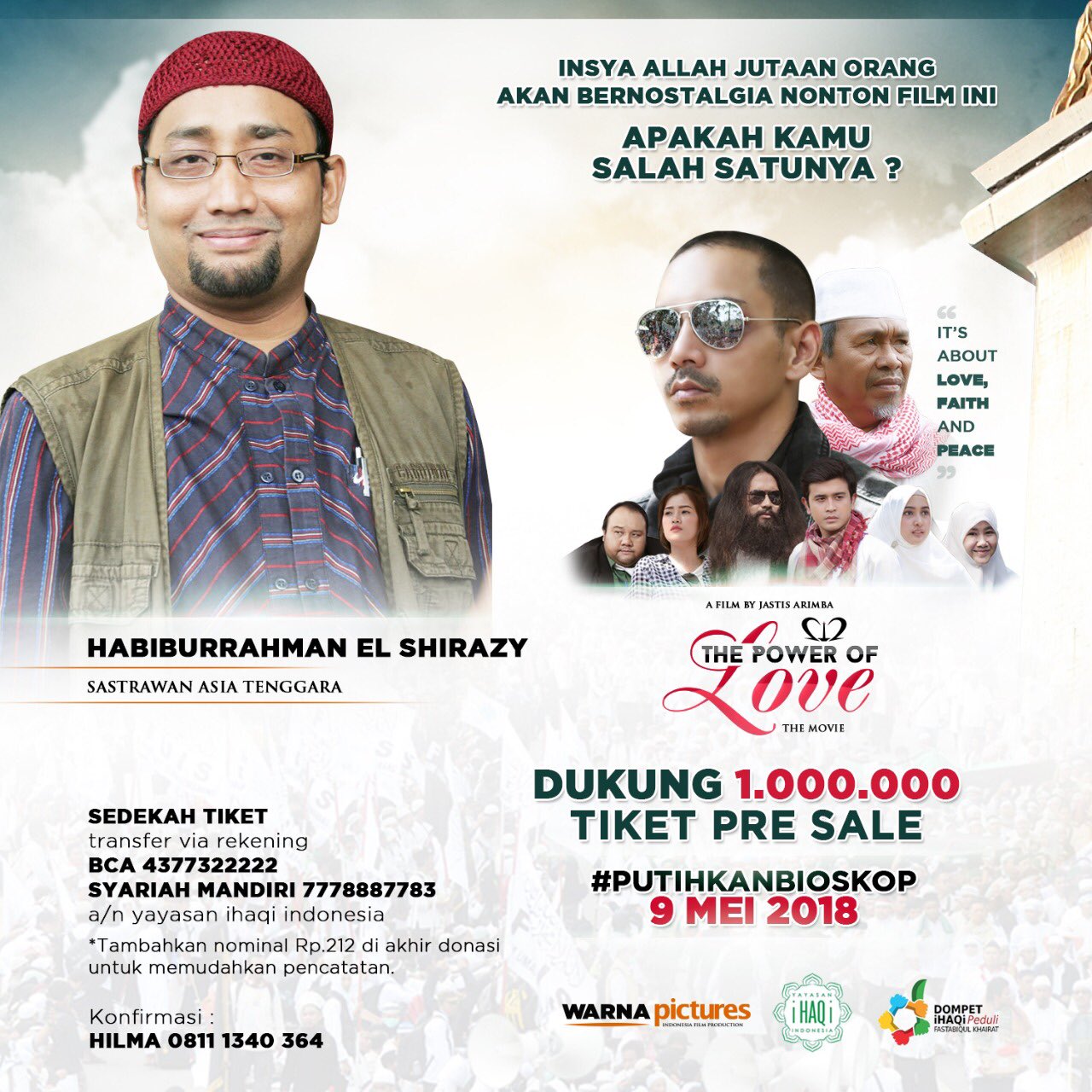 Fahira Idris Ajak Alumni 212 Putihkan Bioskop (Film The Power Of Love 212)
